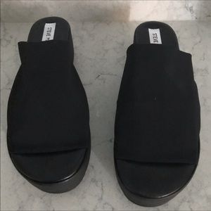 Steve Madden | Shoes | Steve Madden Retro 9s Platform Slinky Slide Shoe ...